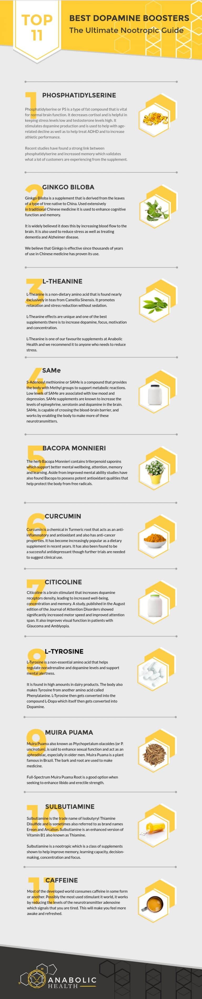 15 Best Dopamine Supplements in 2018: We Review Them All